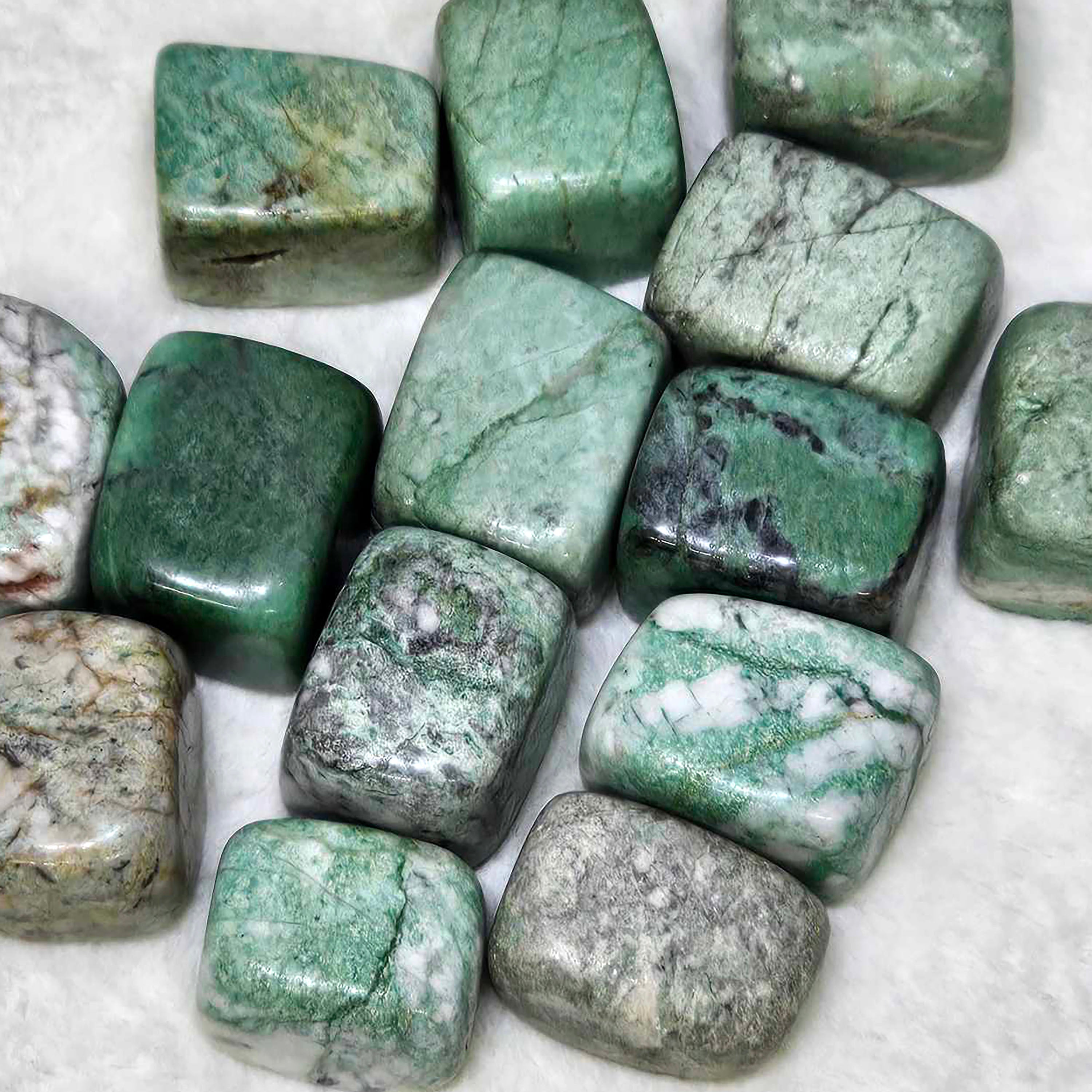 African Jade (Verdite) Tumbled Stone