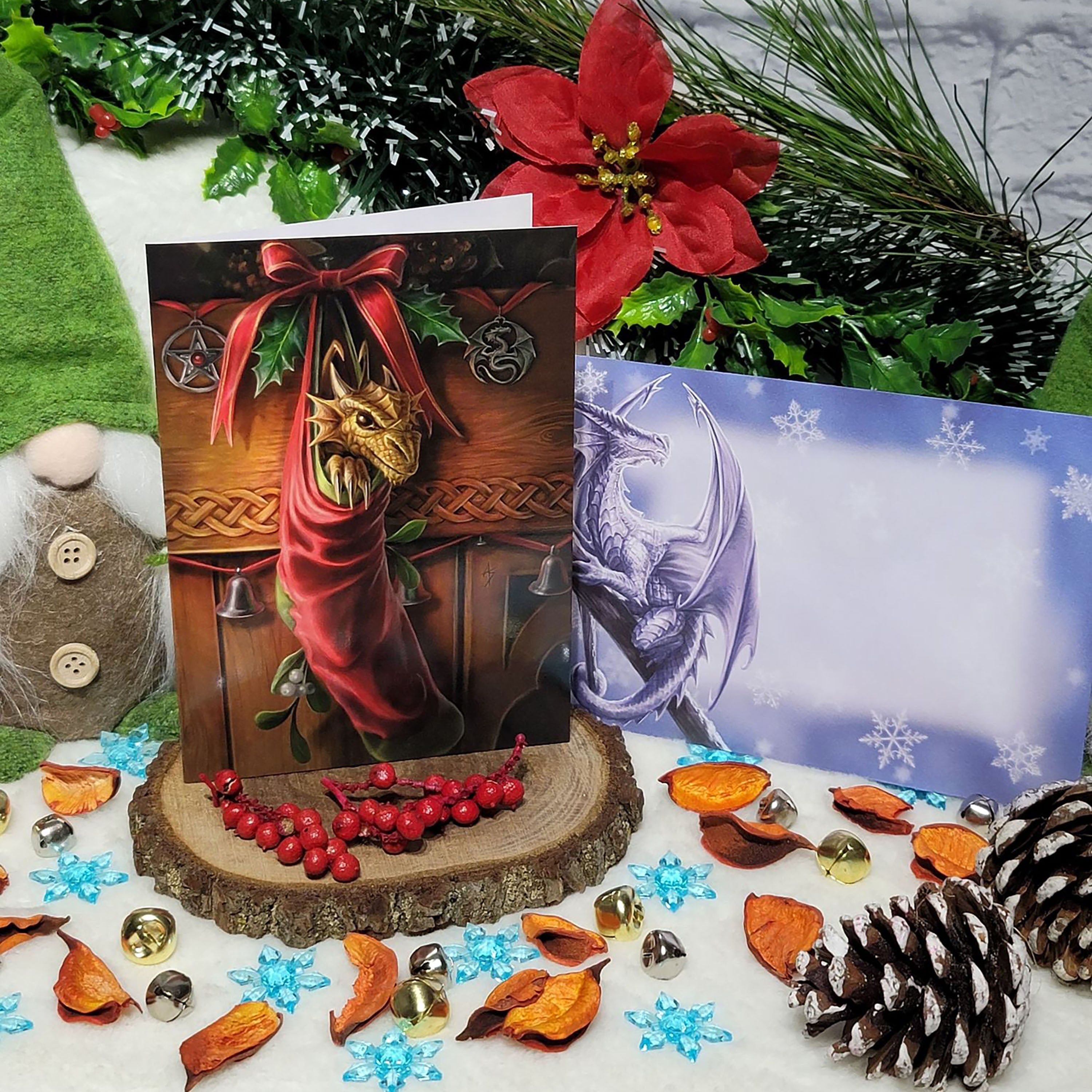 Card - Magical Arrival Yule by Anne Stokes