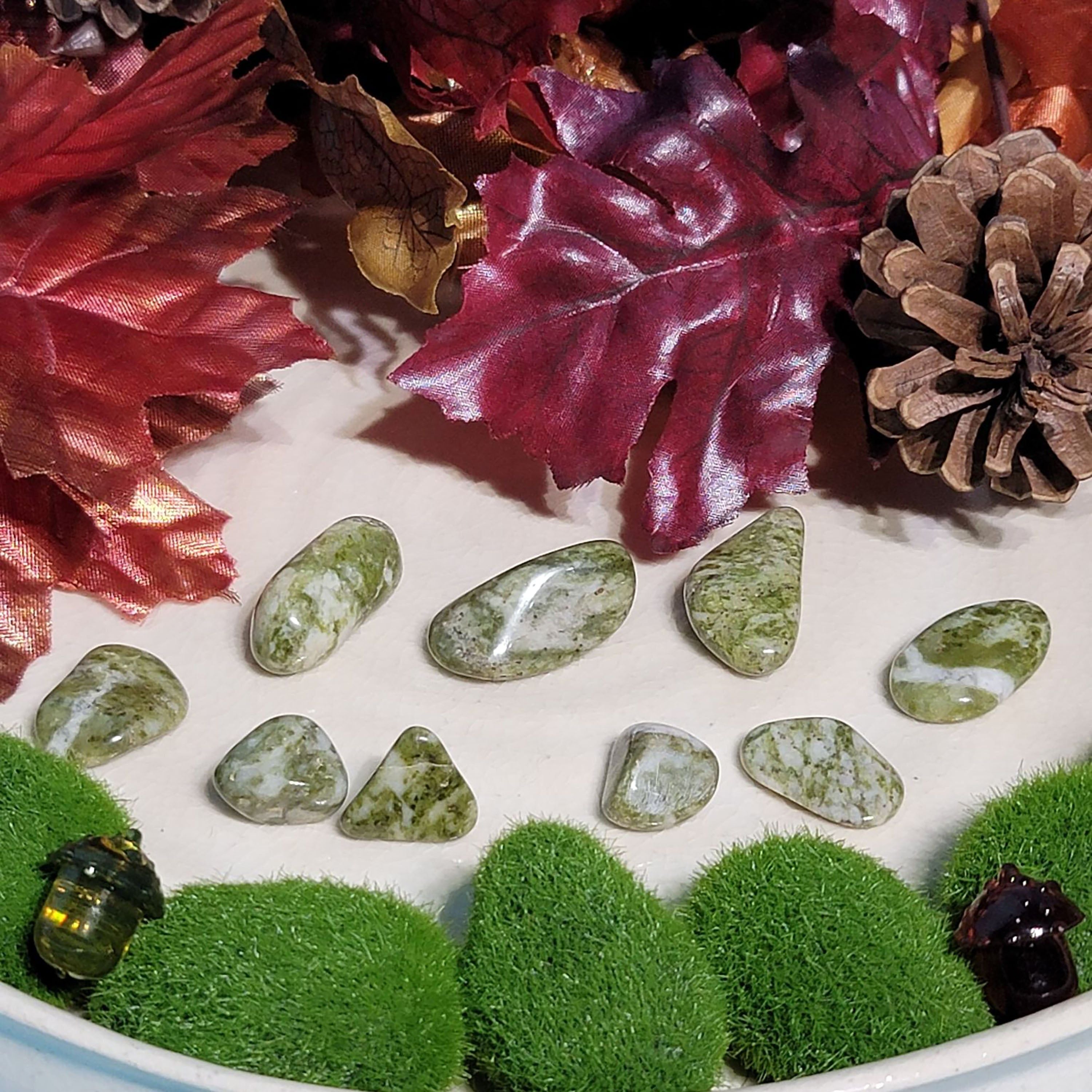 Epidote Tumbled Stone